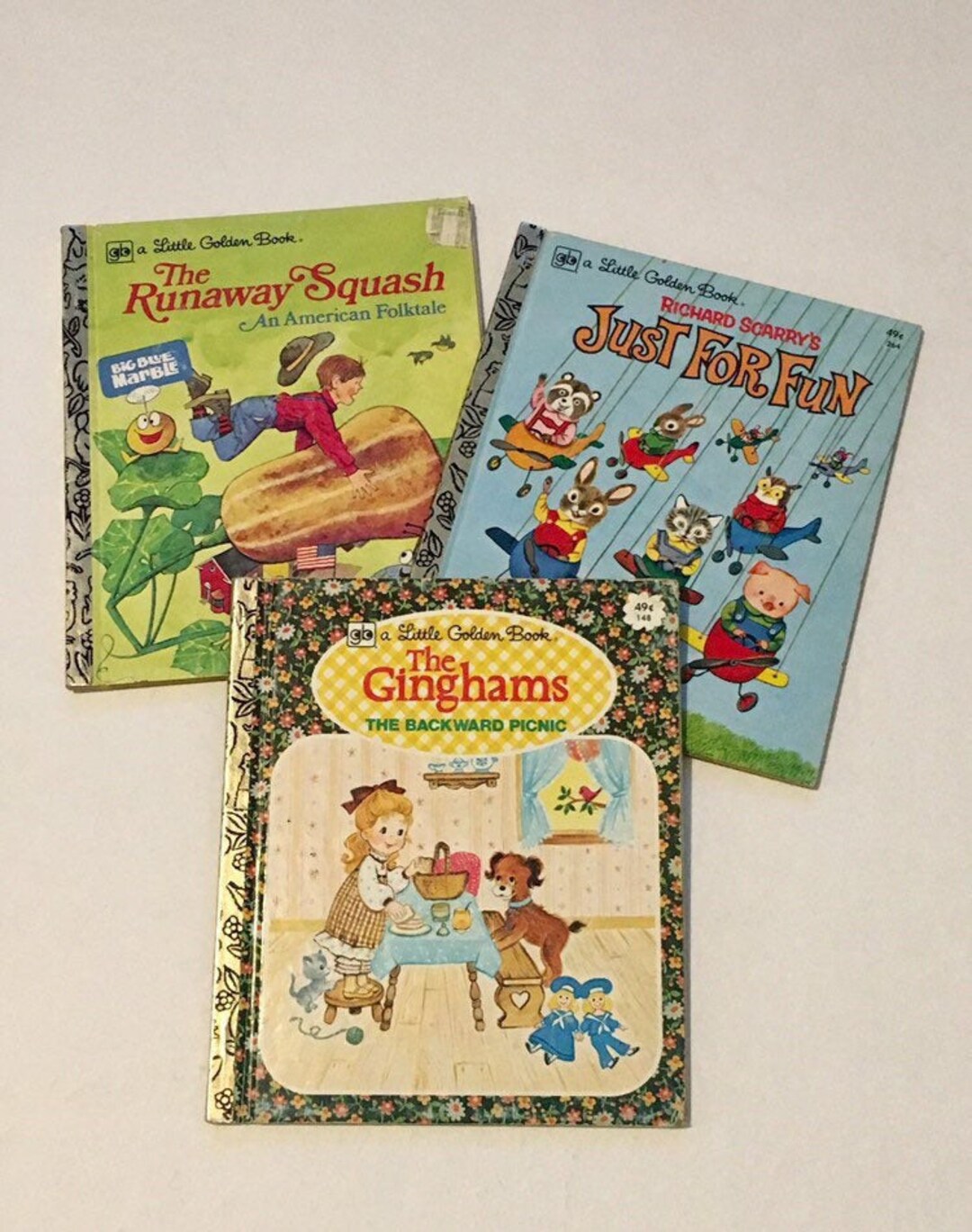 3 Little Golden Books About Having Fun Runaway Squash Storybook Bedtime ...