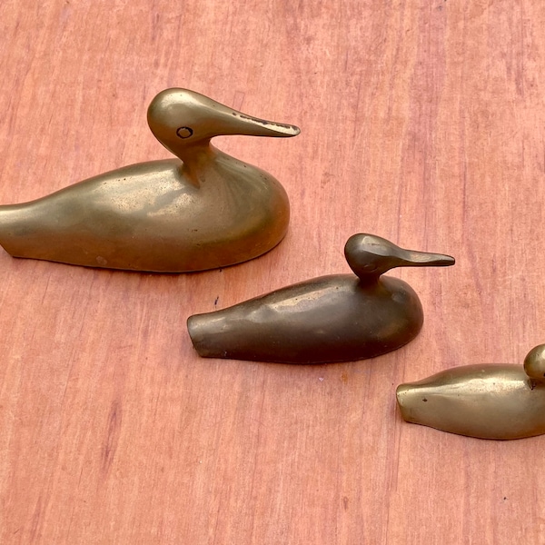 Brass Ducks - Etsy