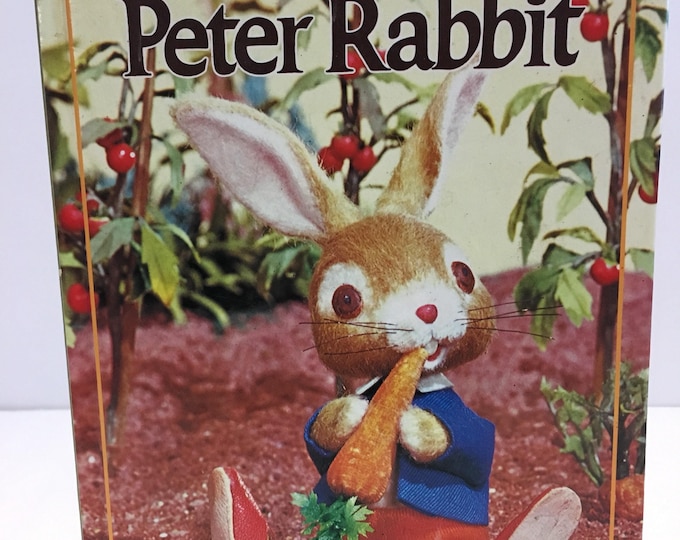 Peter Rabbit Puppet Storybook 1985 Vintage Easter Decor Adapted From ...
