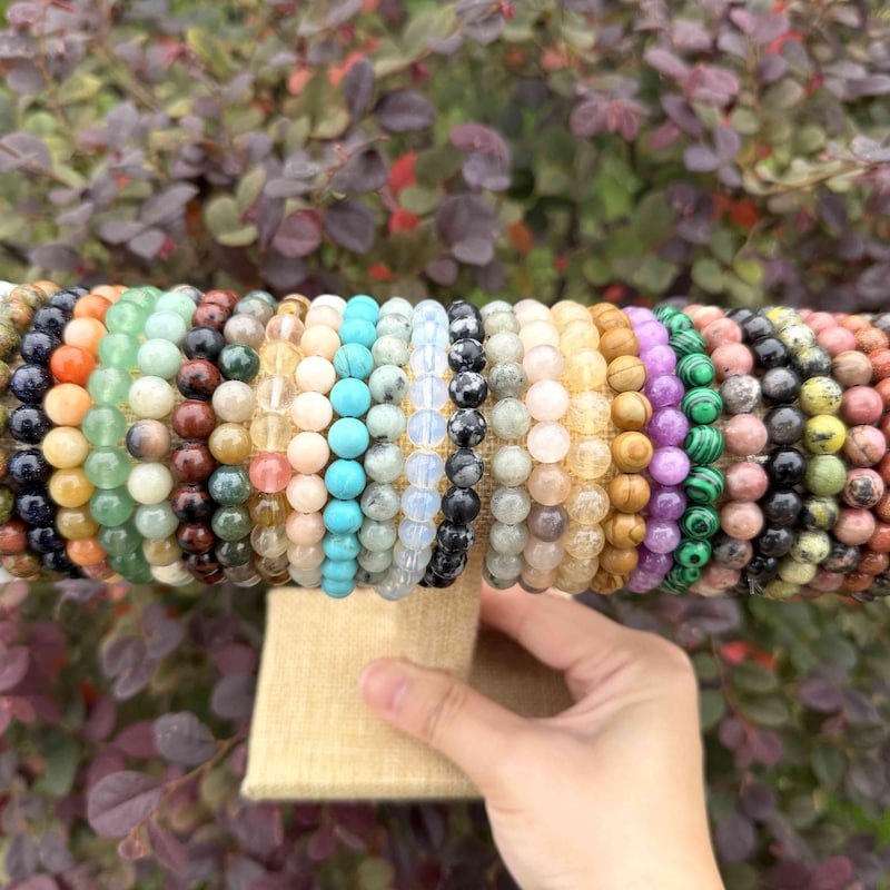 Gemstone Bracelet - Etsy