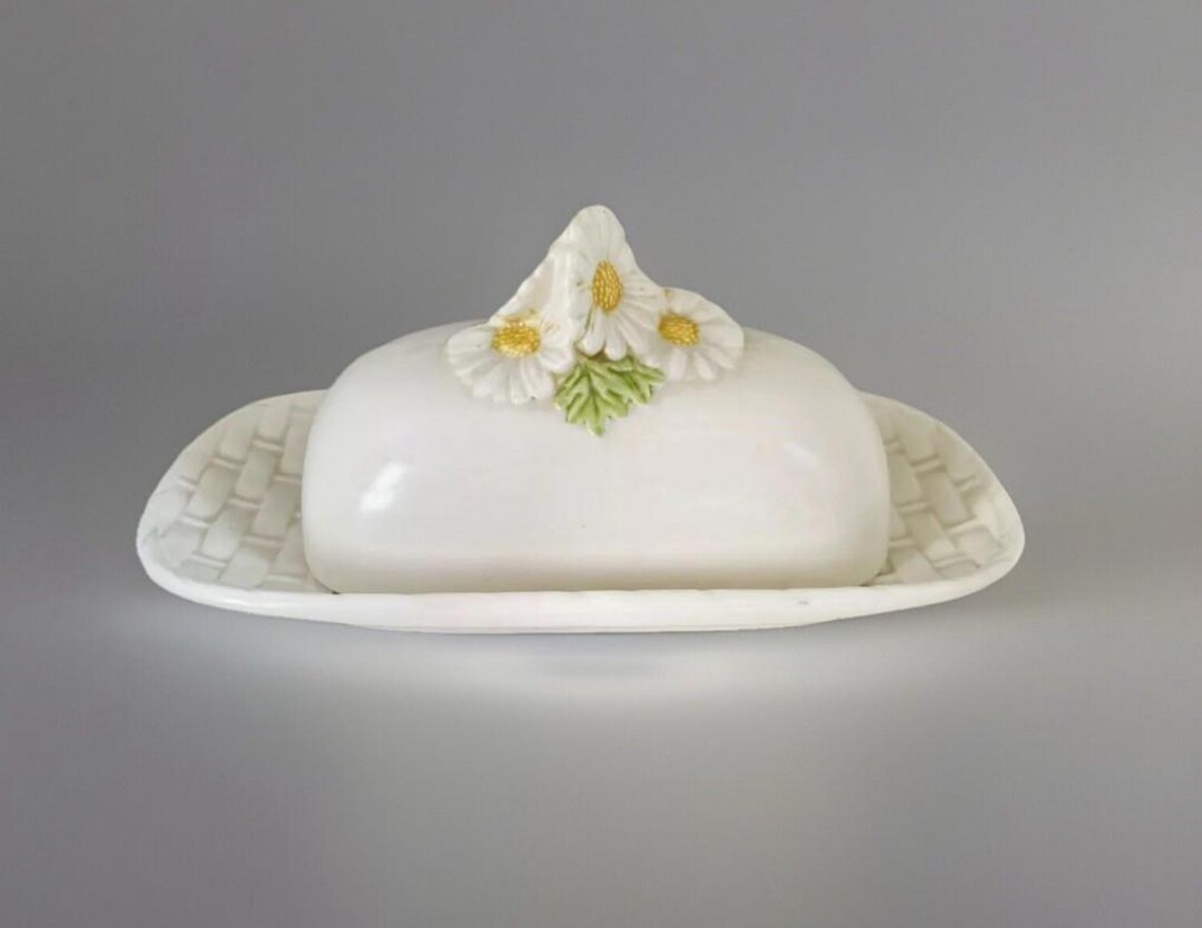 Vintage Covered Butter Dish Poppy Trail by Metlox Made in California ...