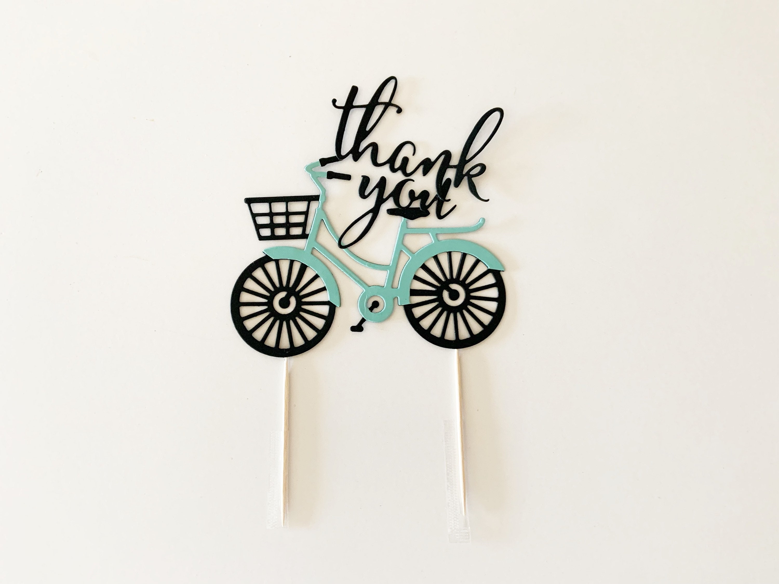 Bicycle Cake Topper Birthday Party Cruiser Bike - Etsy