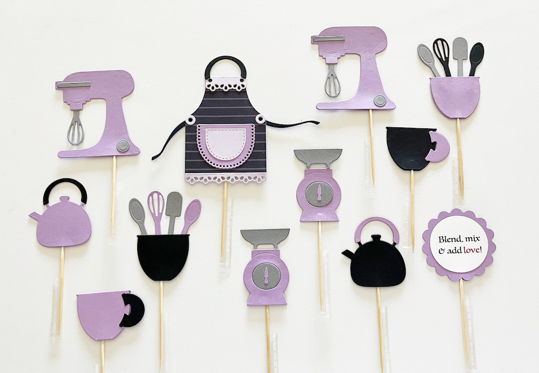 Cooking Cupcake Toppers: Baking Party Decorations - Etsy