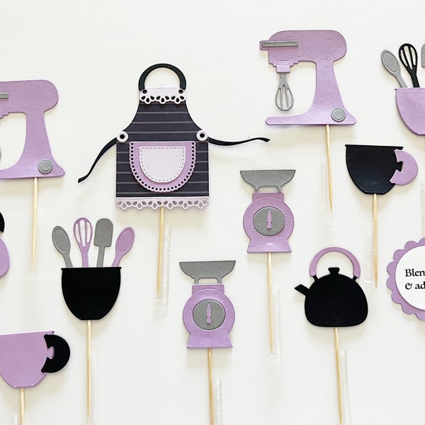 Chef Cupcake Toppers - Etsy