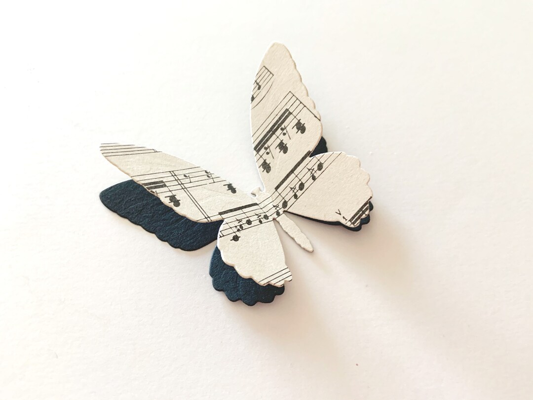 Music Sheet Butterflies, Paper Butterflies - Etsy