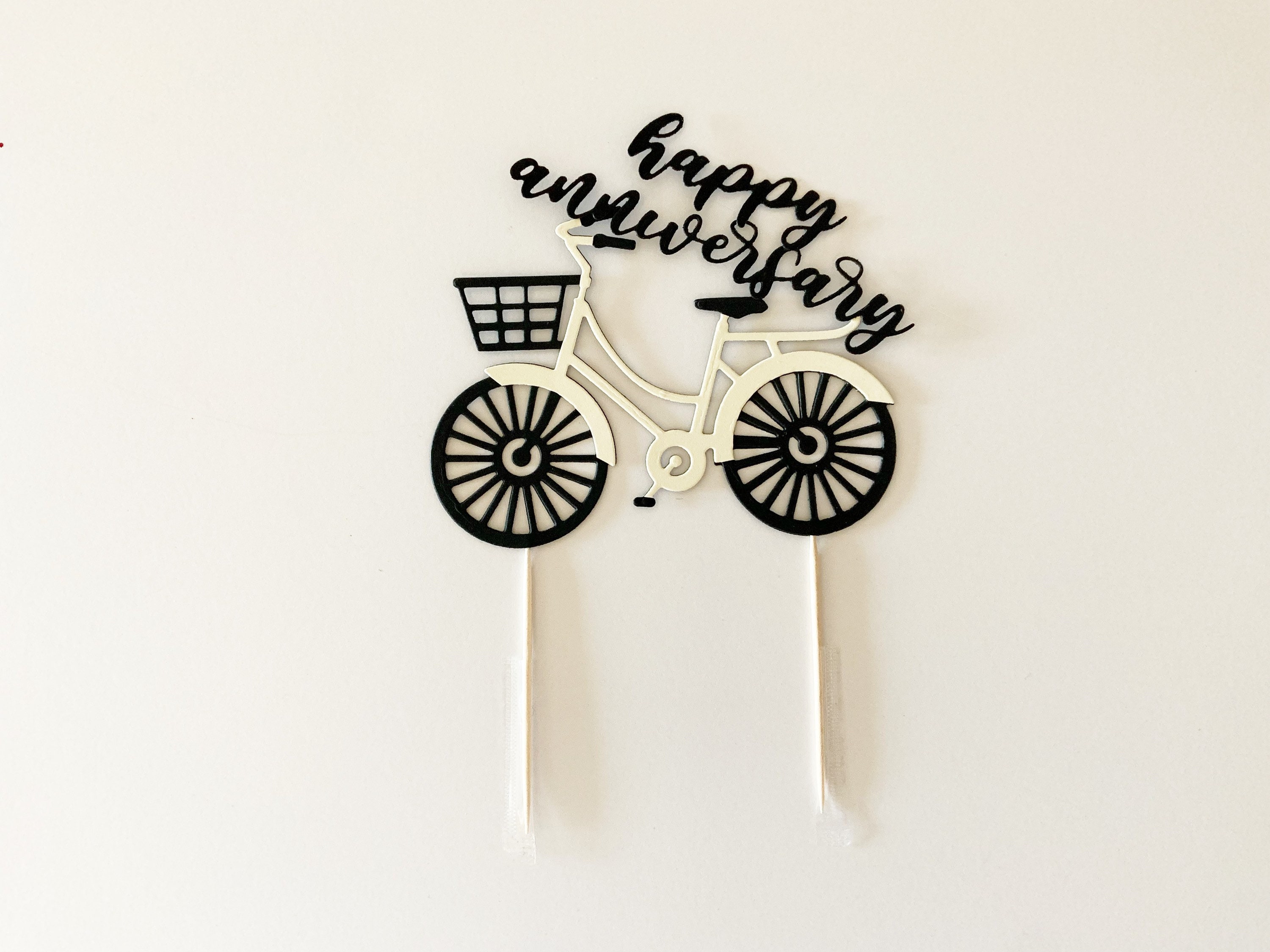 Bicycle Cake Topper Birthday Party Cruiser Bike - Etsy