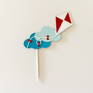 Kite Cupcake Toppers, Kite in Clouds, Birthday, Baby Shower - Etsy