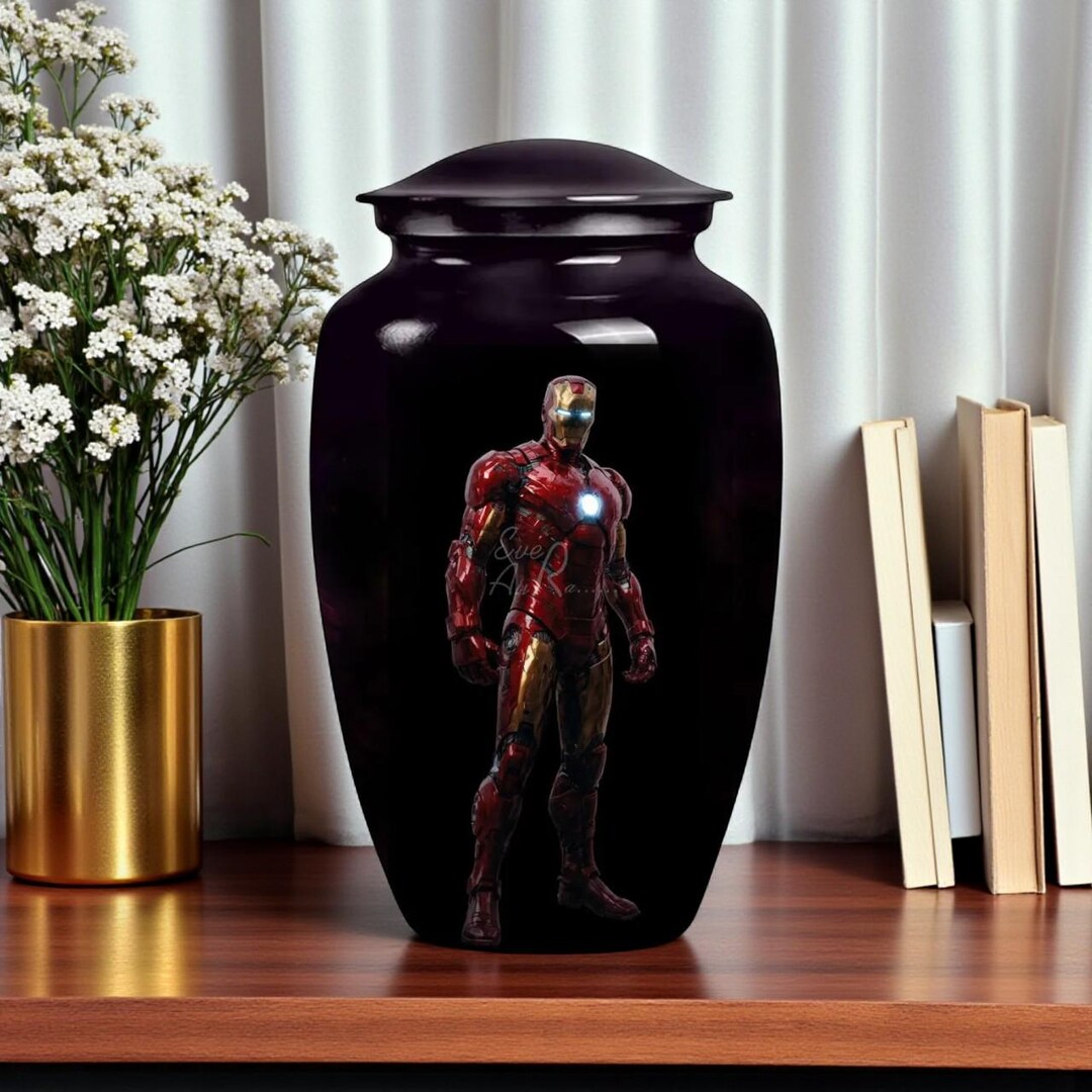 Superhero Cremation Urn for Ashes Adult Memorial Urn With Hero Design ...