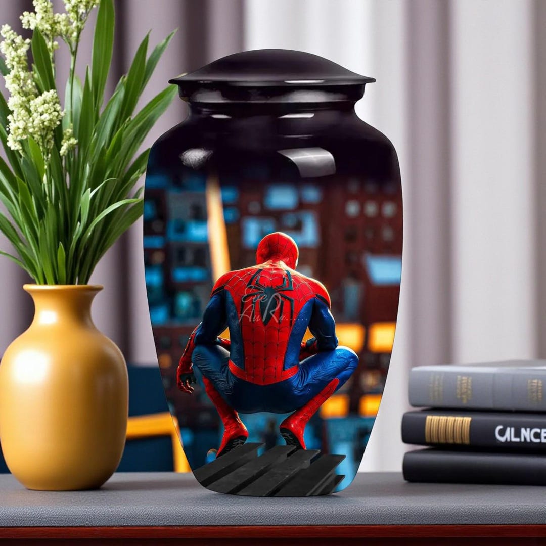 Adult Cremation Urn for Human Ashes Superhero-inspired Urn, Unique ...