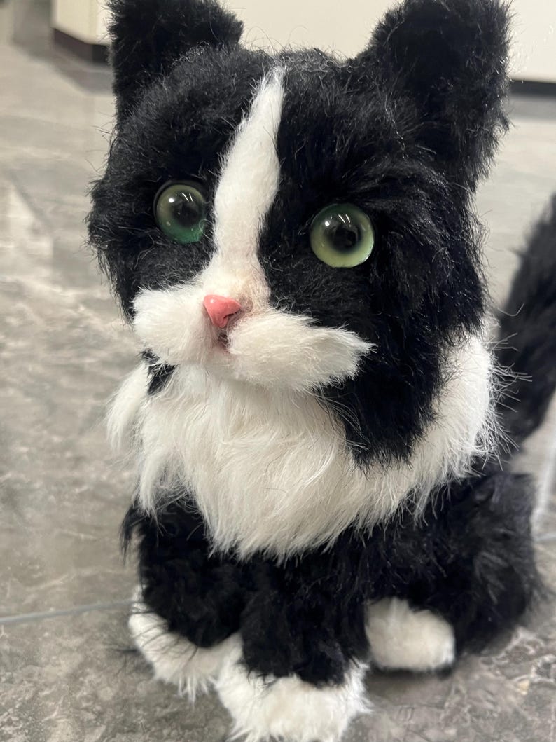 Handmade Custom Cat Plush | Lifelike Cat Memorial Gift - Etsy