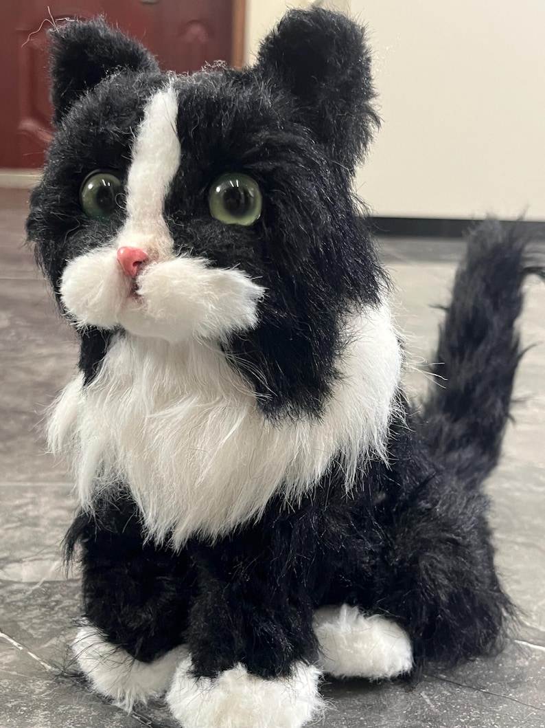 Handmade Custom Cat Plush | Lifelike Cat Memorial Gift - Etsy
