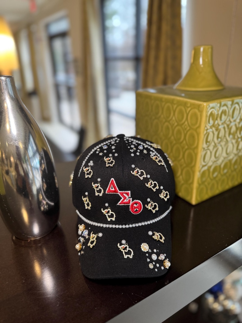 Delta Sigma Theta – Legacy of 22 Elephants Pearl Crown Fitted Hat - Etsy