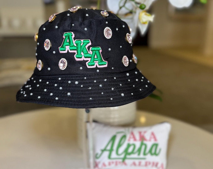 Alpha Kappa Alpha Crochet Hat | Jumbo Ruffles | D9 Sorority | AKA ...
