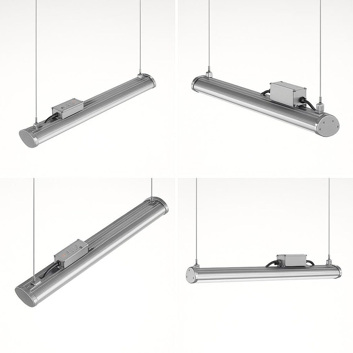 MES LED Linear Sky Bay 150W 5000K Frosted Lens Dimmable With Hook and ...
