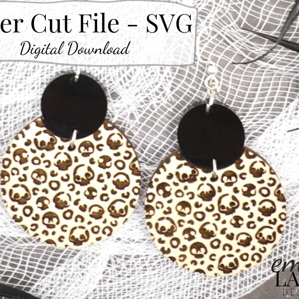 Skull Leopard Print Svg - Etsy