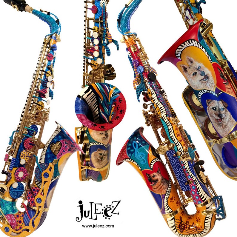 Alto Saxophone Custom Saxophone Hand Painted Saxophone Sax | Etsy