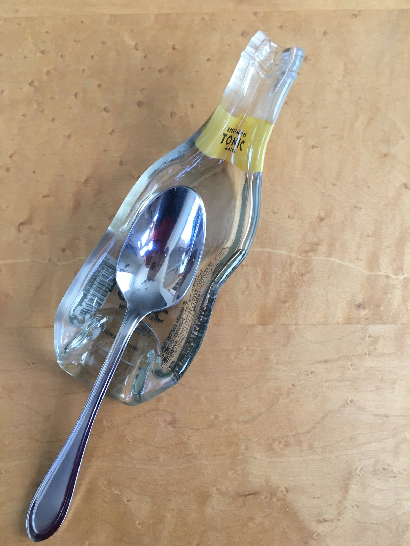 Recycled Tonic Water Bottle Plate - Etsy