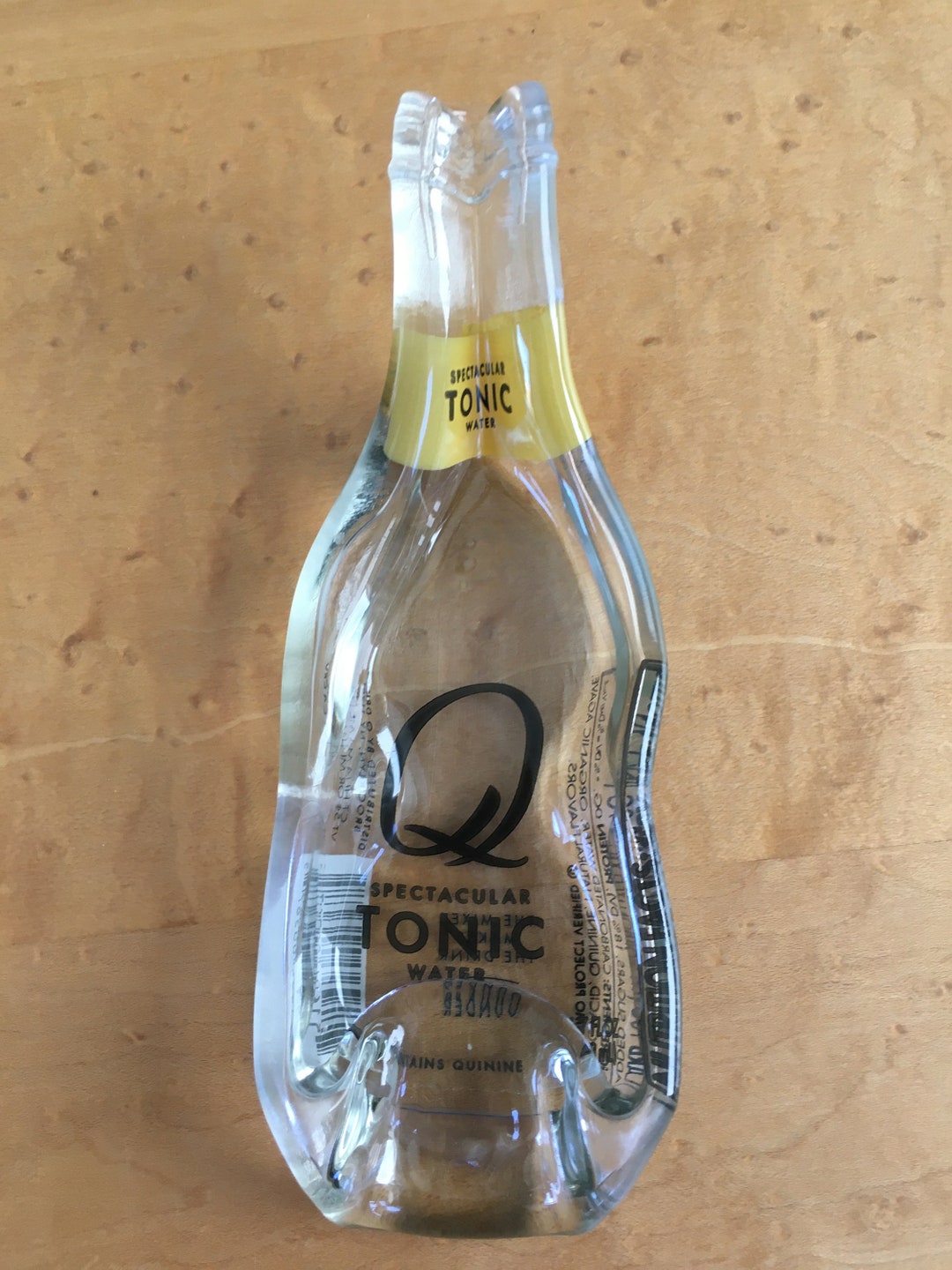 Recycled Tonic Water Bottle Plate - Etsy