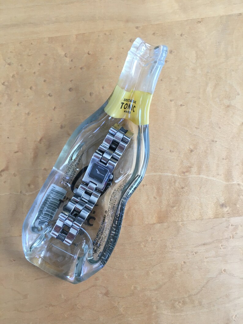 Recycled Tonic Water Bottle Plate - Etsy