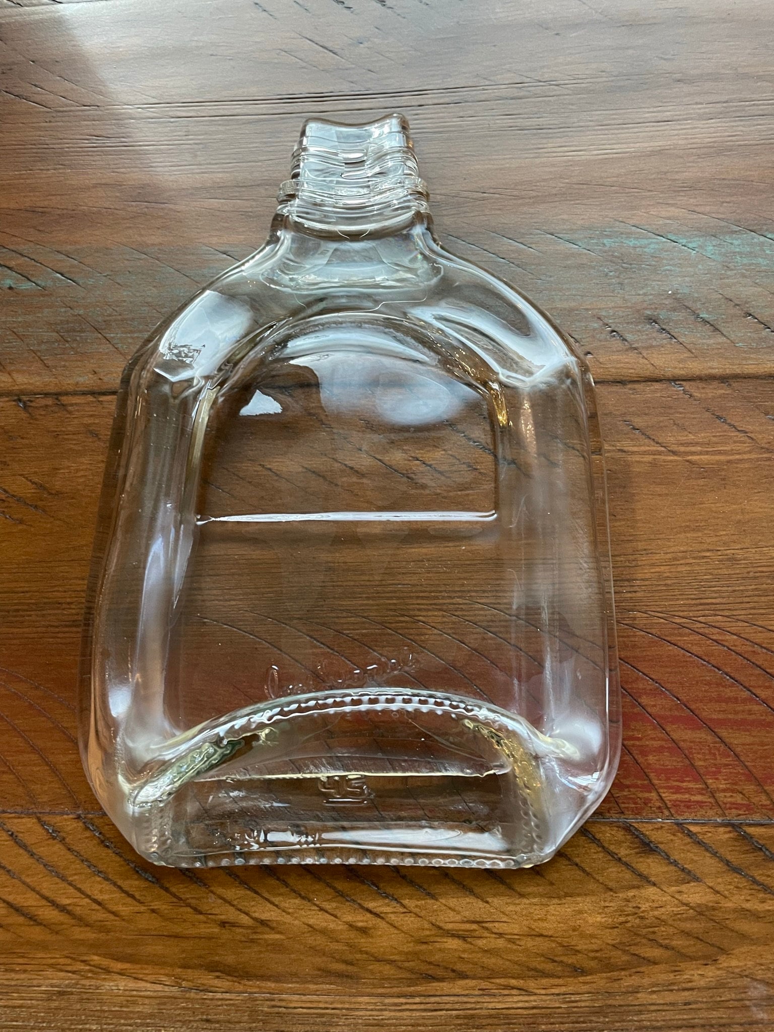 Slumped Whiskey Bottle Cheese Plate Bar Décor - Etsy