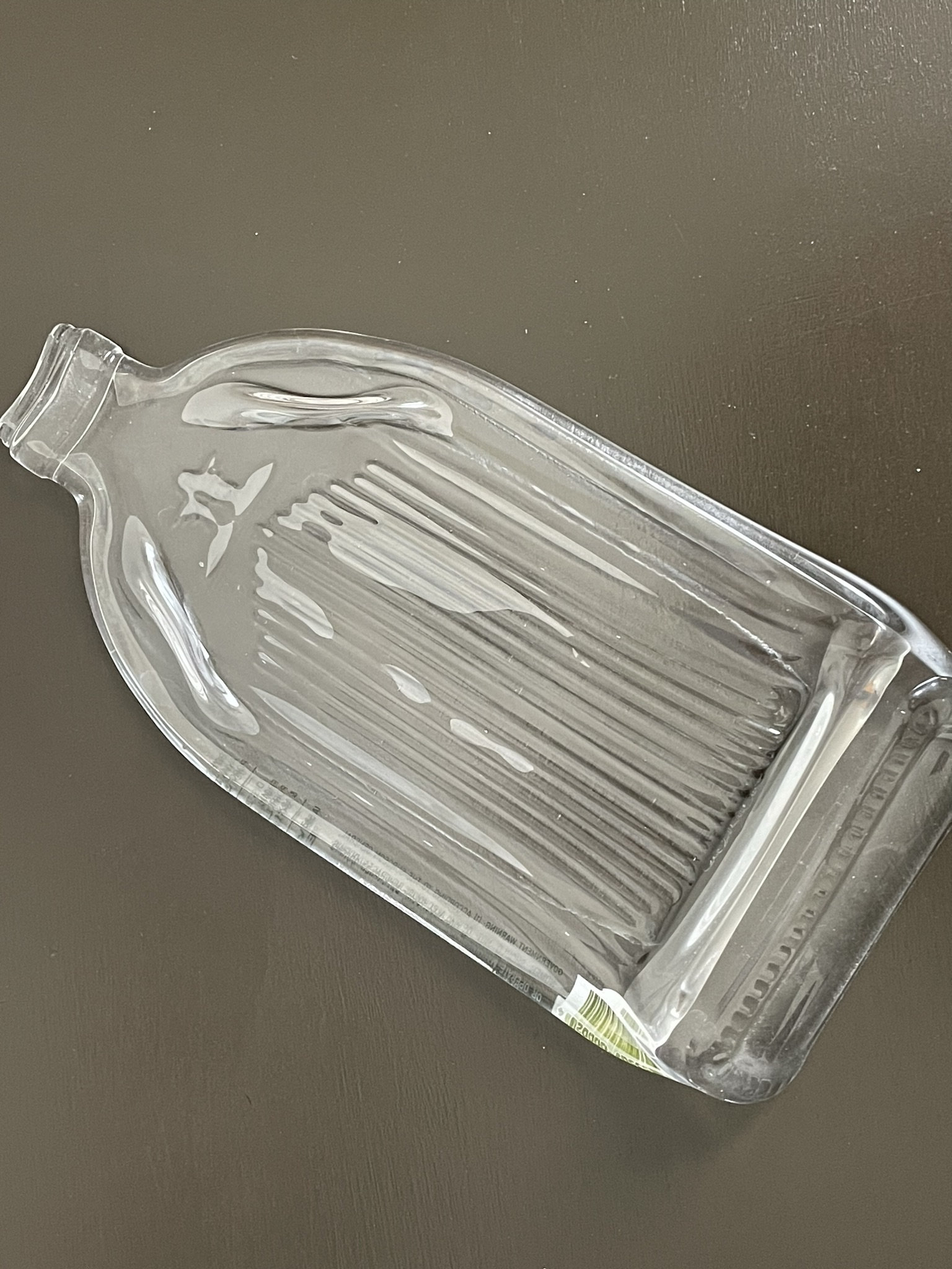 Recycled Gin Bottle With Ridges - Etsy