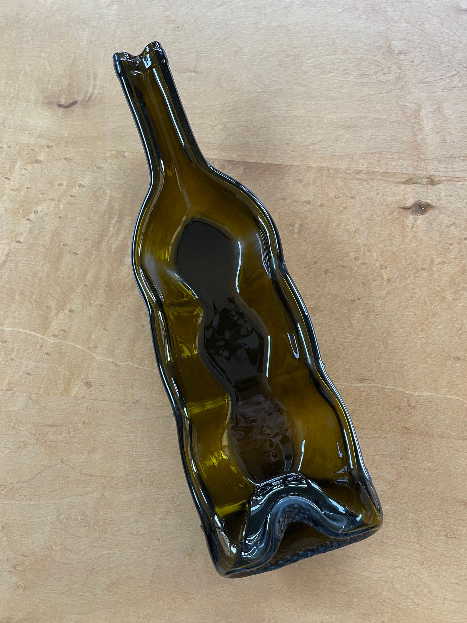 Recycled Fluted Wine Bottle - Etsy