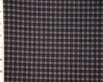 Black Grid Fabric | Etsy