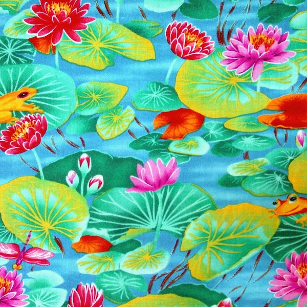 Lotus Fabric - Etsy