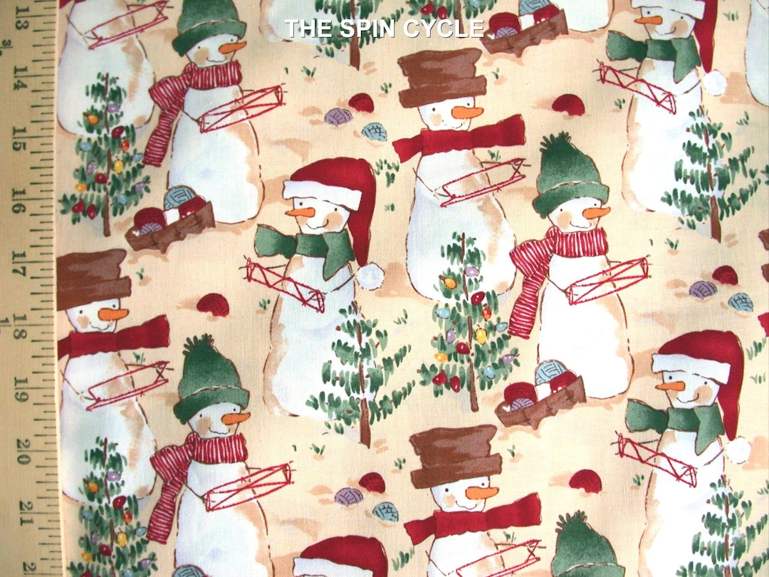 1 Fat Quarter SNOWDRIFTERS Cat's Cradle Winter Holiday Christmas ...