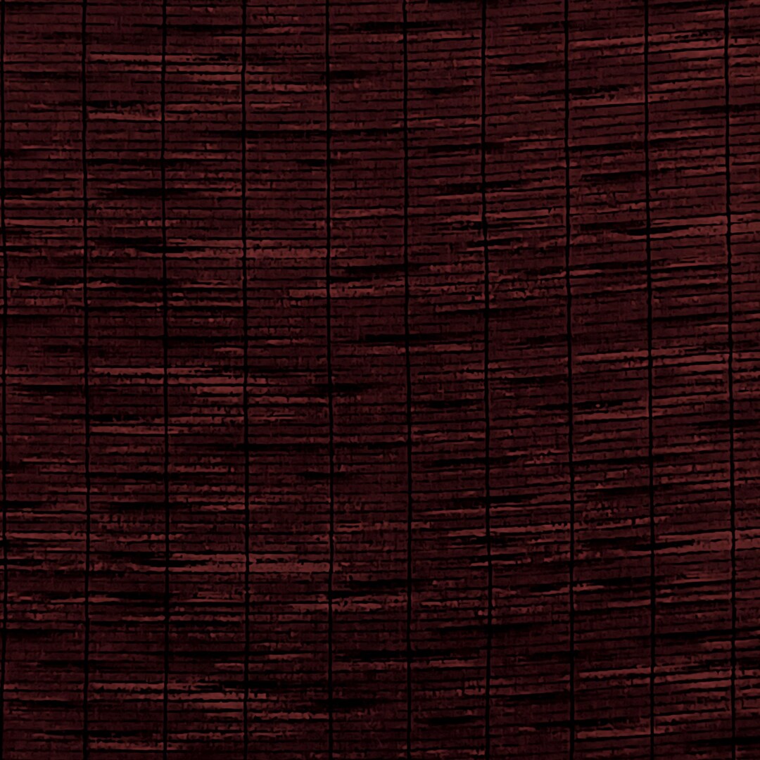 1 Yard ZANZABAR SPICE MAT Wood Slats Woodgrain Chocolate Bronze Dark ...