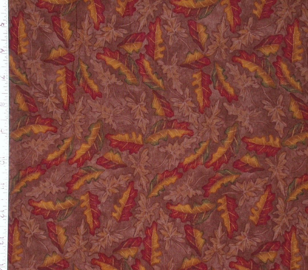 1 Fat Quarter Moda FALLING AUTUMN LEAVES Moda Warm Fall Oak Leaf ...