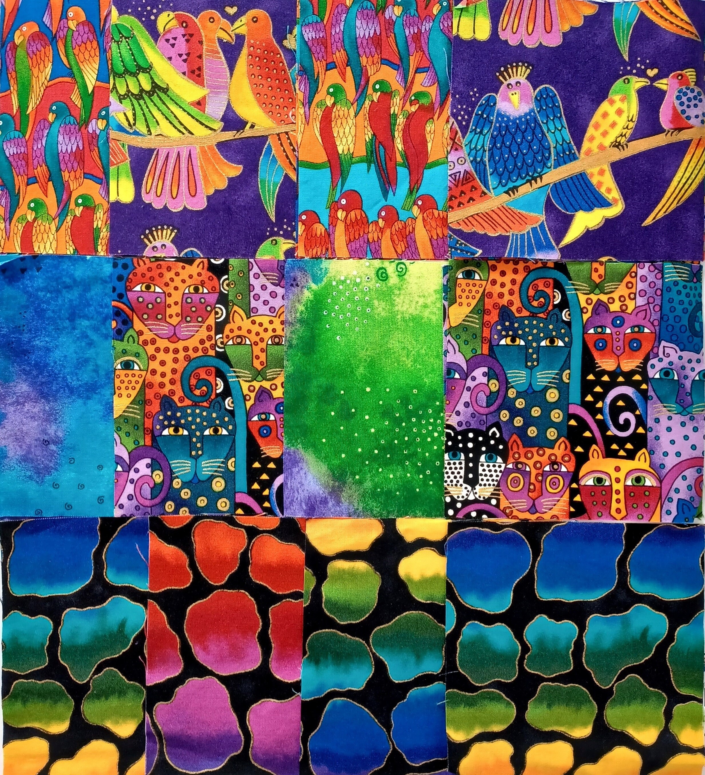 free delivery on sale LAUREL BURCH FABRIC JUNGLE SONGS WILD ONES large ...