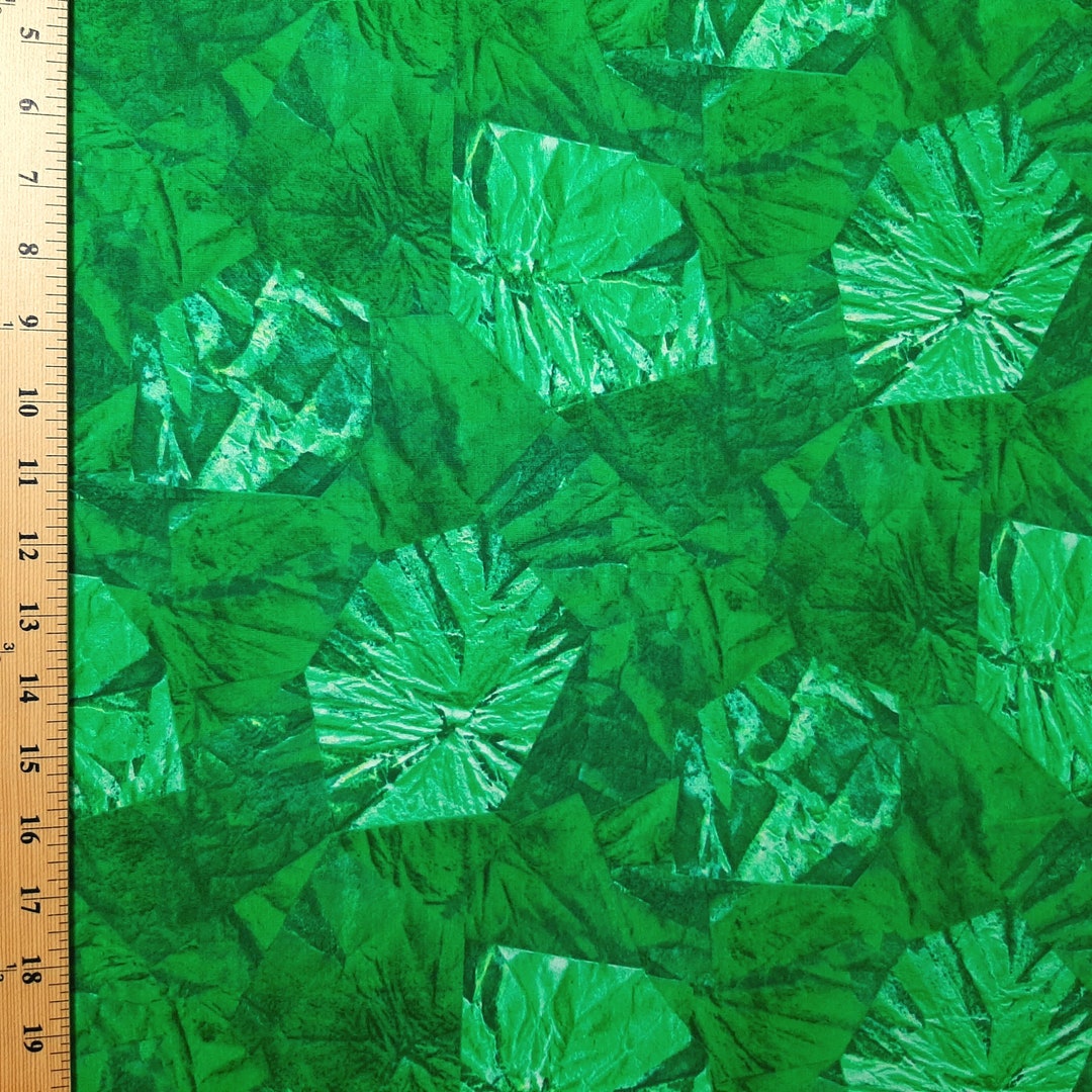 1 Yard Jelly Crush Kristalle GEODS Grün Ton in Ton Ton in Ton Gail ...