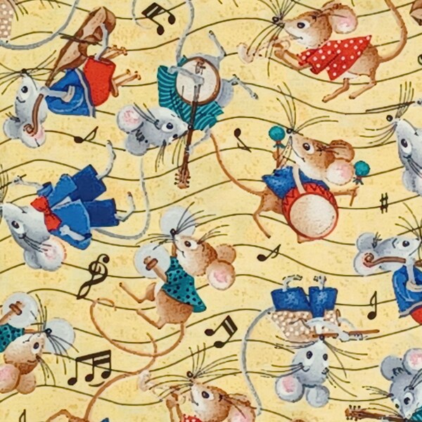 Musical Notes Quilting Fabric - Etsy