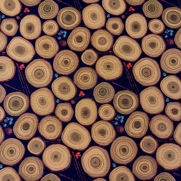 Wood Log Fabric - Etsy