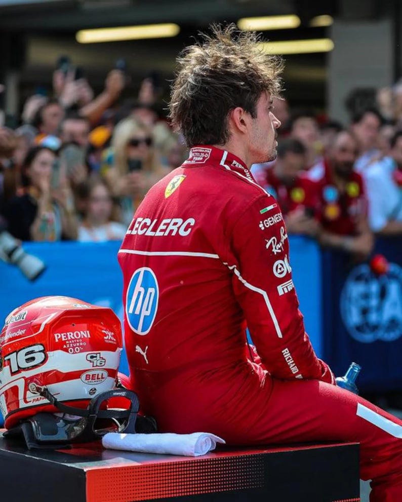 Formula 1 Costume F1 Race Suit F1 Driver Costume Charles Leclerc F1 ...