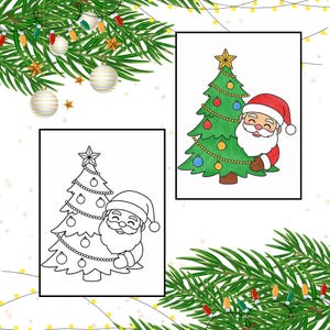 Title: 20 Cute Santa Claus Coloring Pages - Christmas Activity for Kids ...