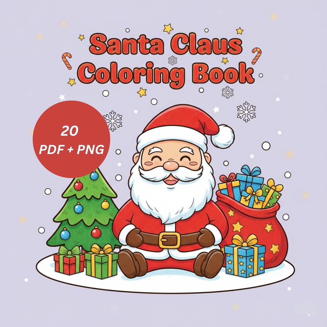 Title: 20 Cute Santa Claus Coloring Pages - Christmas Activity for Kids ...