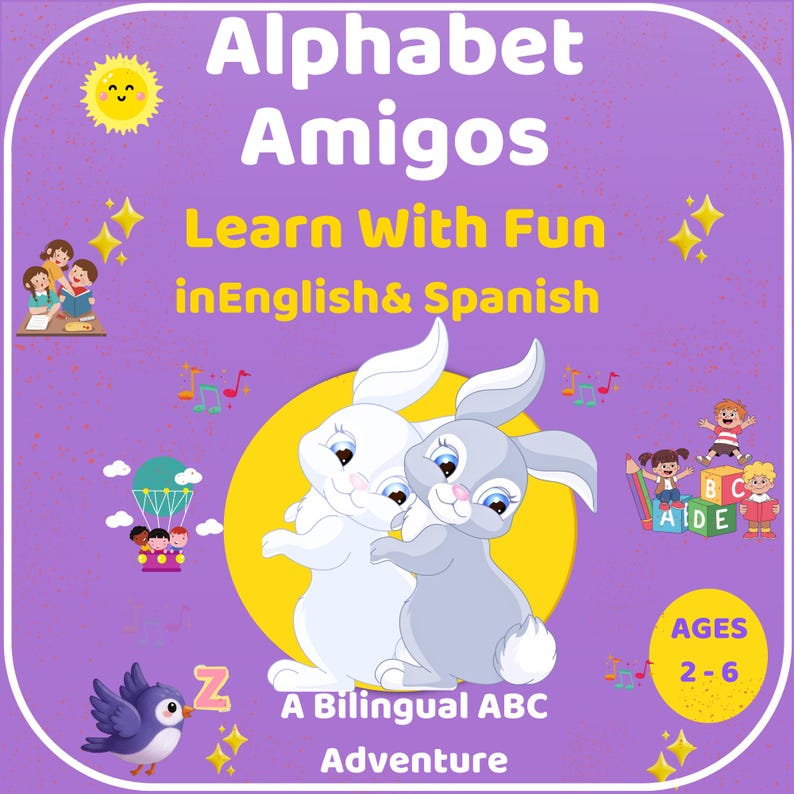 Printable Bilingual ABC Activity Book for Kids | English & Spanish ...