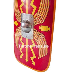 Handmade Roman Scutum Shield Legionary LARP Reenactment Shield 36 Inch ...