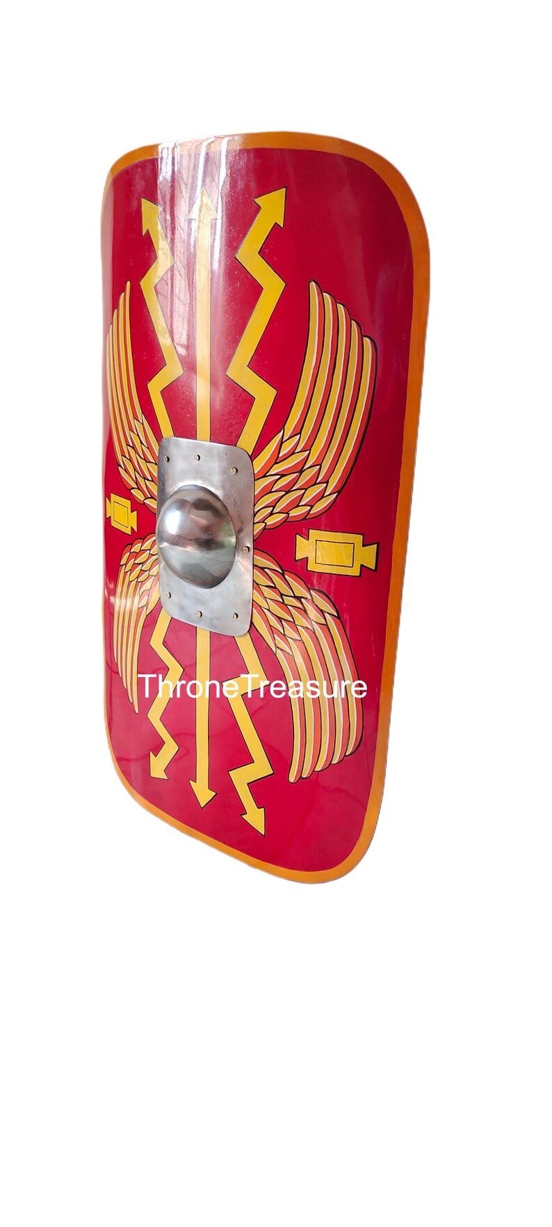 Handmade Roman Scutum Shield Legionary LARP Reenactment Shield 36 Inch ...