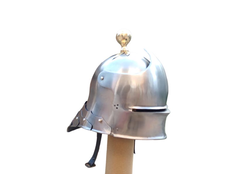 Medieval German Sallet Helmet 18 Gauge Steel Gothic With Tail Knight ...