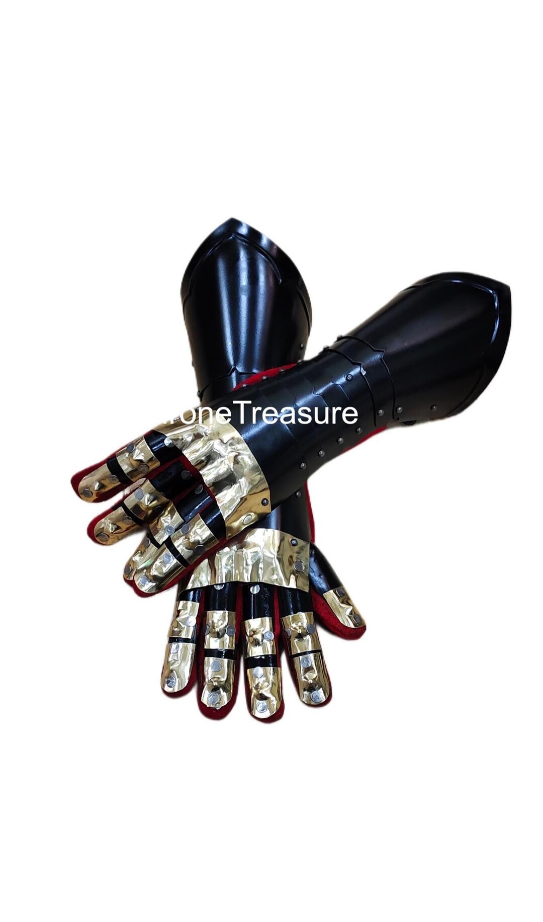 Medieval Steel Gauntlets Armor Plate – Gothic Knight Hand Protection ...