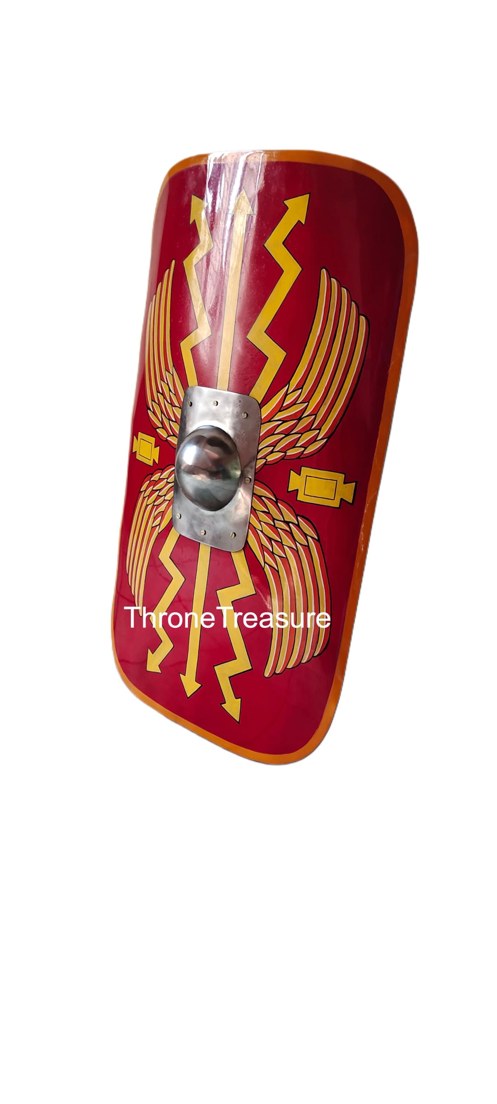 Handmade Roman Scutum Shield Legionary LARP Reenactment Shield 36 Inch ...