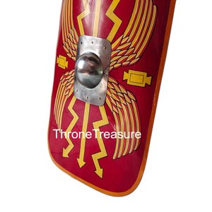 Handmade Roman Scutum Shield Legionary LARP Reenactment Shield 36 Inch ...