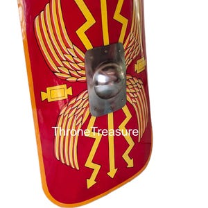 Handmade Roman Scutum Shield Legionary LARP Reenactment Shield 36 Inch ...