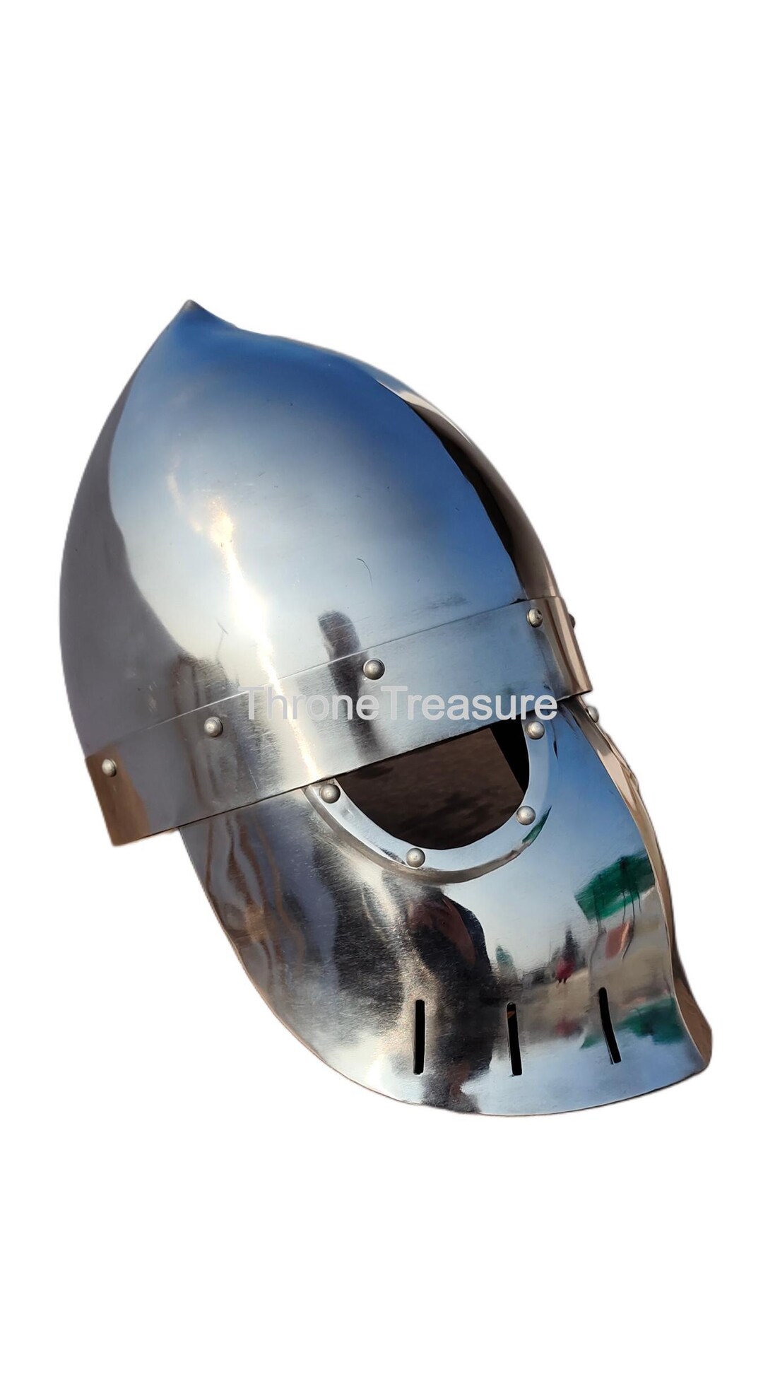 Medieval Phrygian Helmet Armor Greek Warrior LARP Costume Gear ...