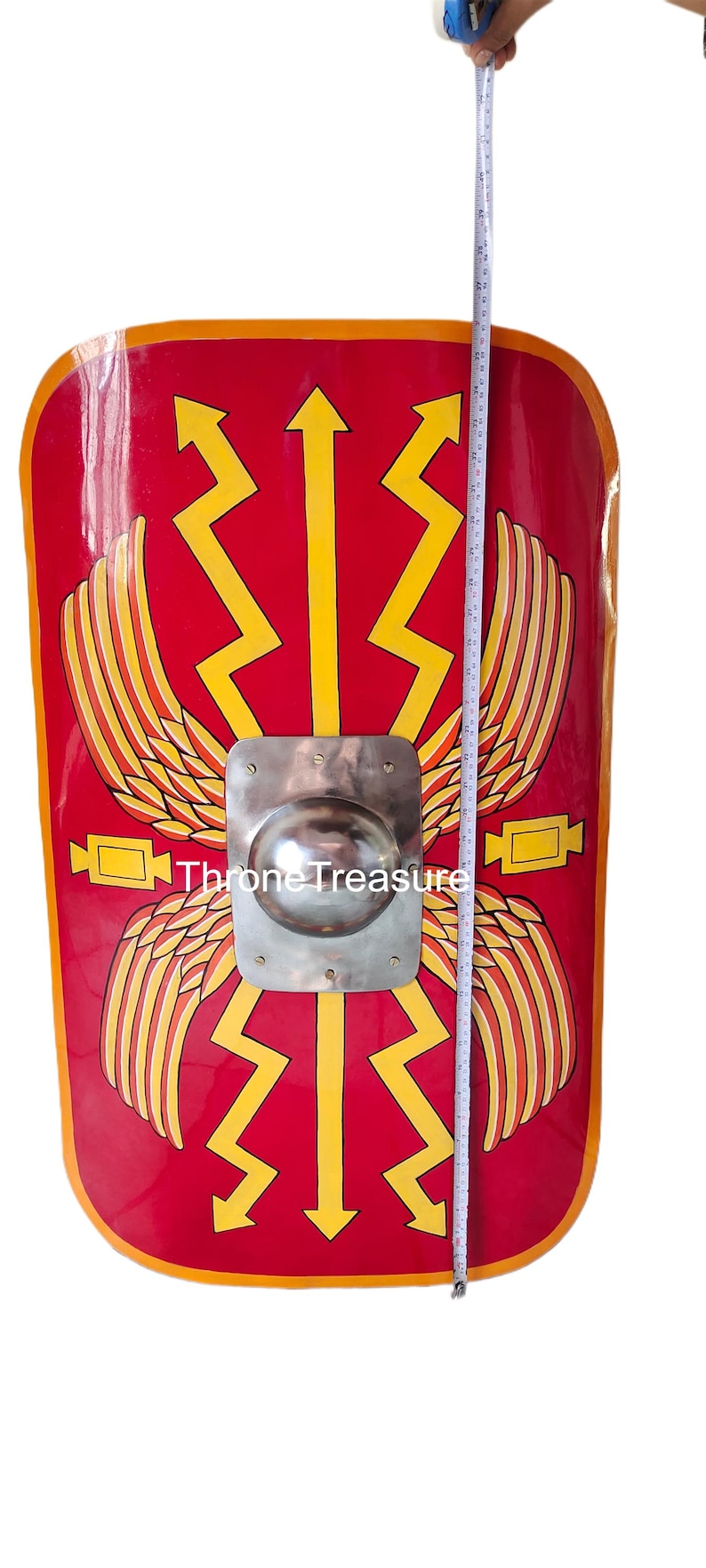 Handmade Roman Scutum Shield Legionary LARP Reenactment Shield 36 Inch ...