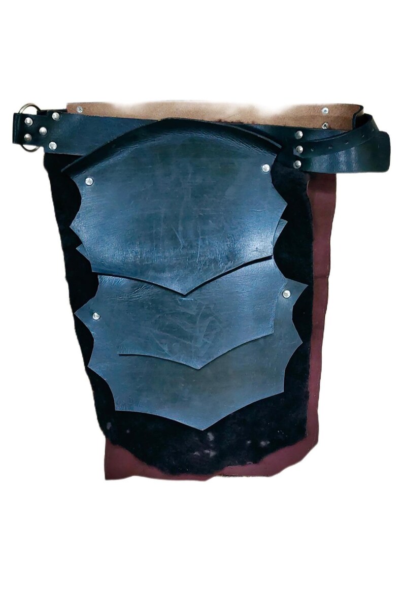 Medieval Leather Tasset Armor Belt Double-sided Thigh Guard Retro ...