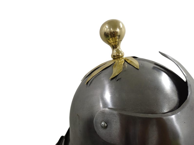 Medieval German Sallet Helmet 18 Gauge Steel Gothic With Tail Knight ...